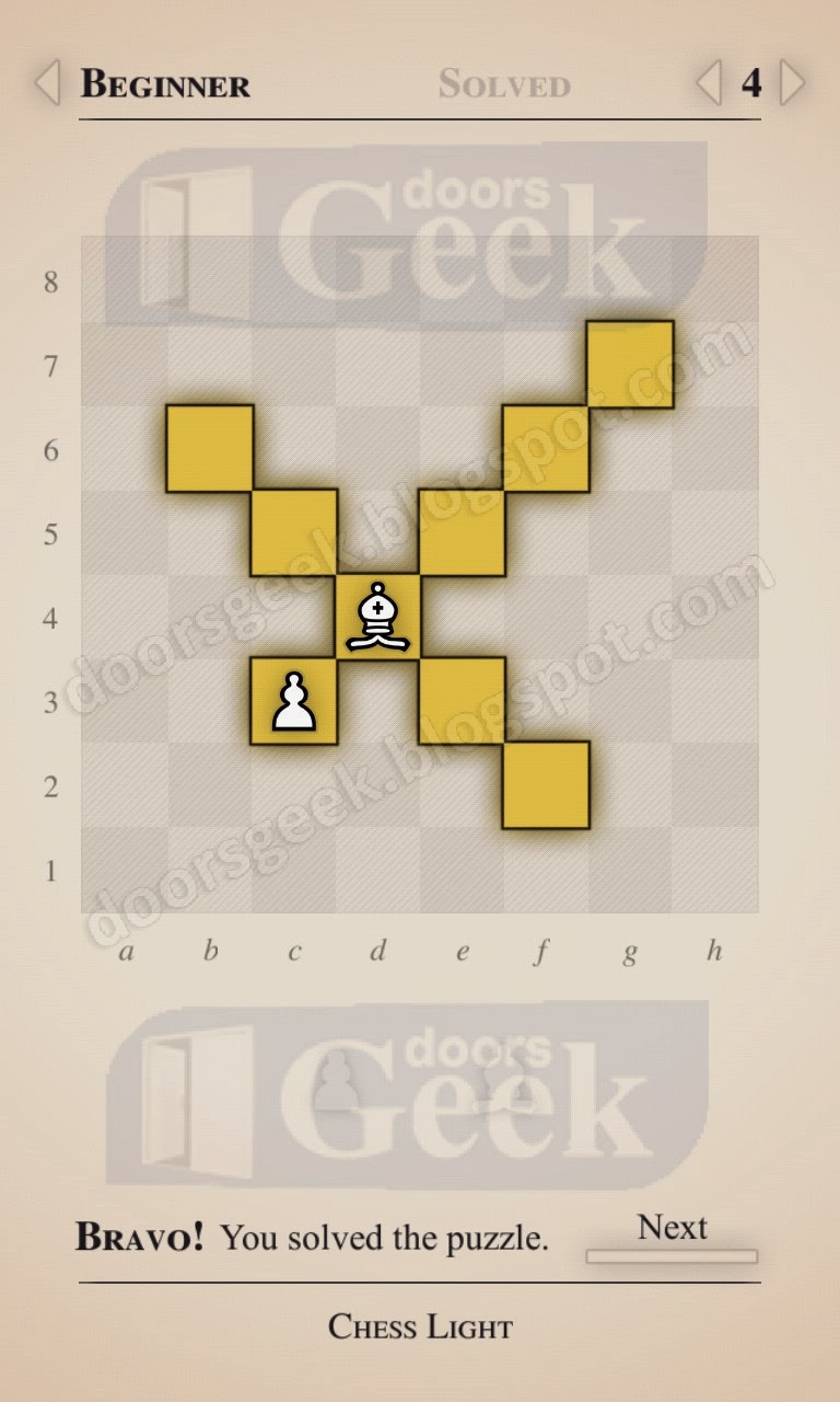 Chess Light [Beginner] Level 4 ~ Doors Geek